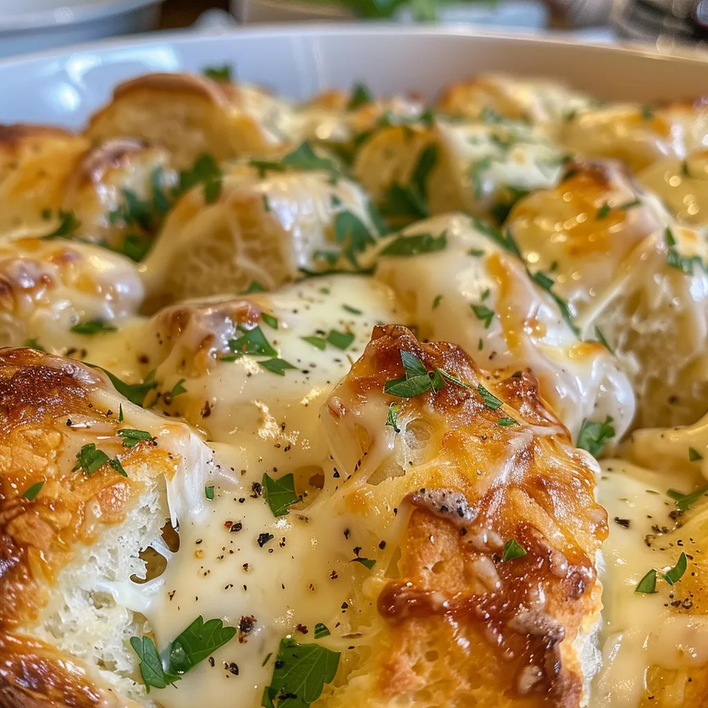Chicken Alfredo Monkey Bread Recipe | Delicious and Easy
